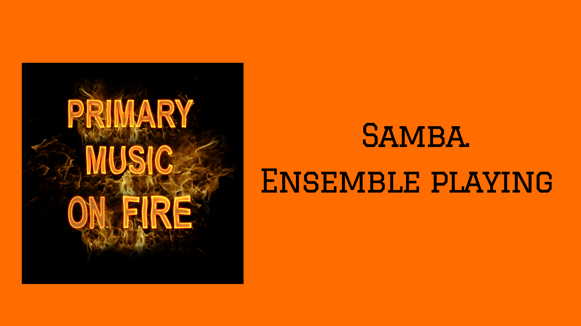 Samba Ensemble Playing - Education On Fire